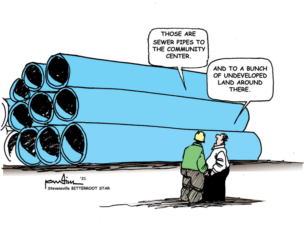 Sewer Pipes - Bitterroot Star Cartoon - Bitterroot Star