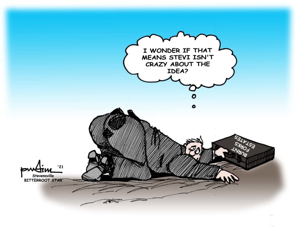 Burnt Fork Estates - Bitterroot Star Cartoon - Bitterroot Star