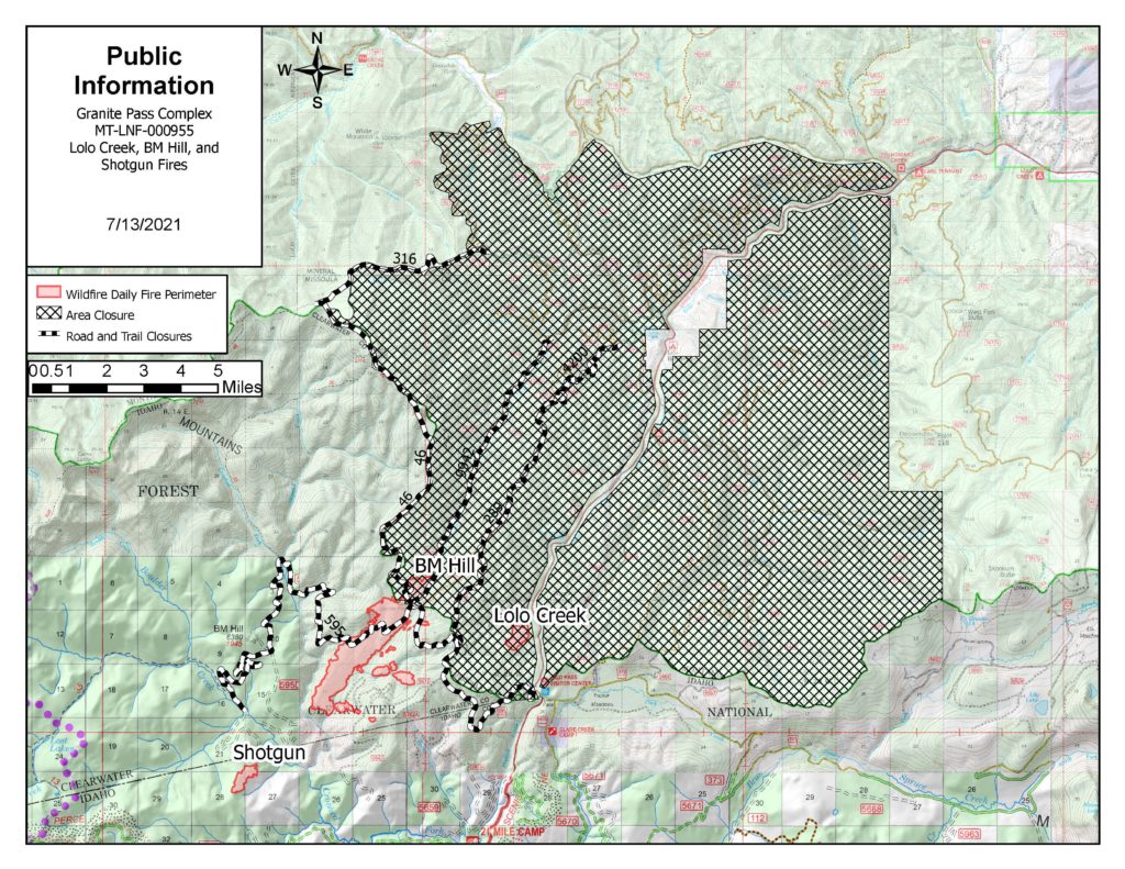 Granite Pass Complex fire update - Bitterroot Star