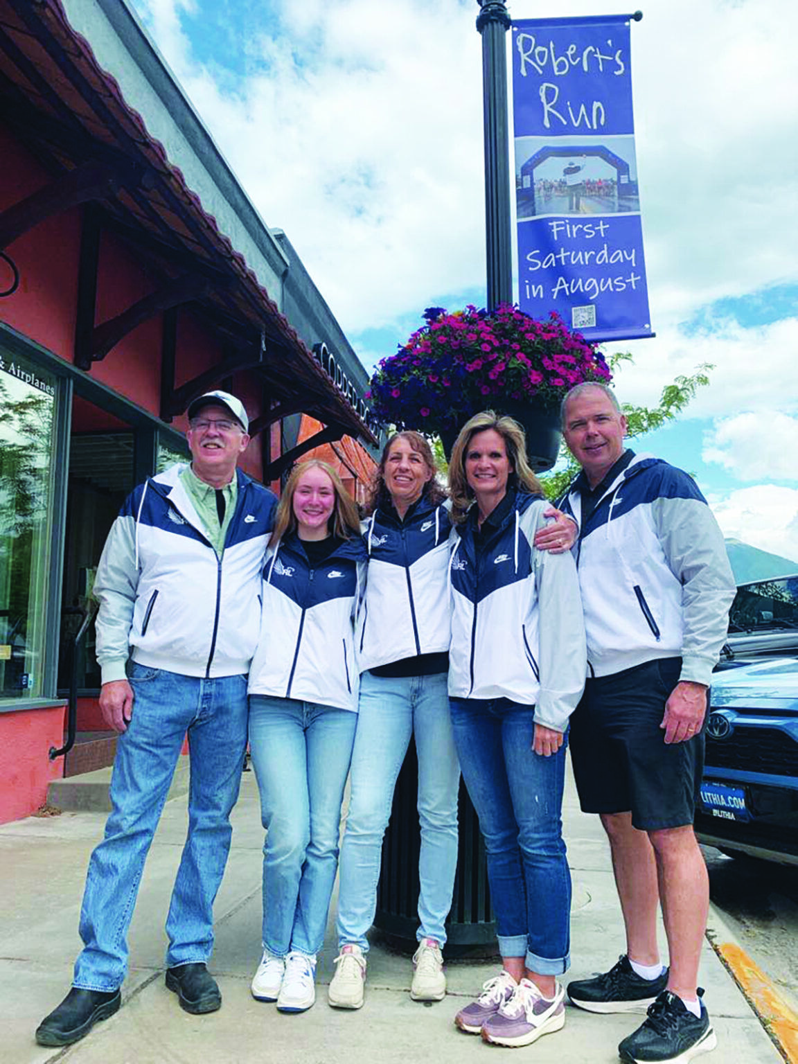 Downtown Hamilton 'painted blue' for Robert's Run - Bitterroot Star