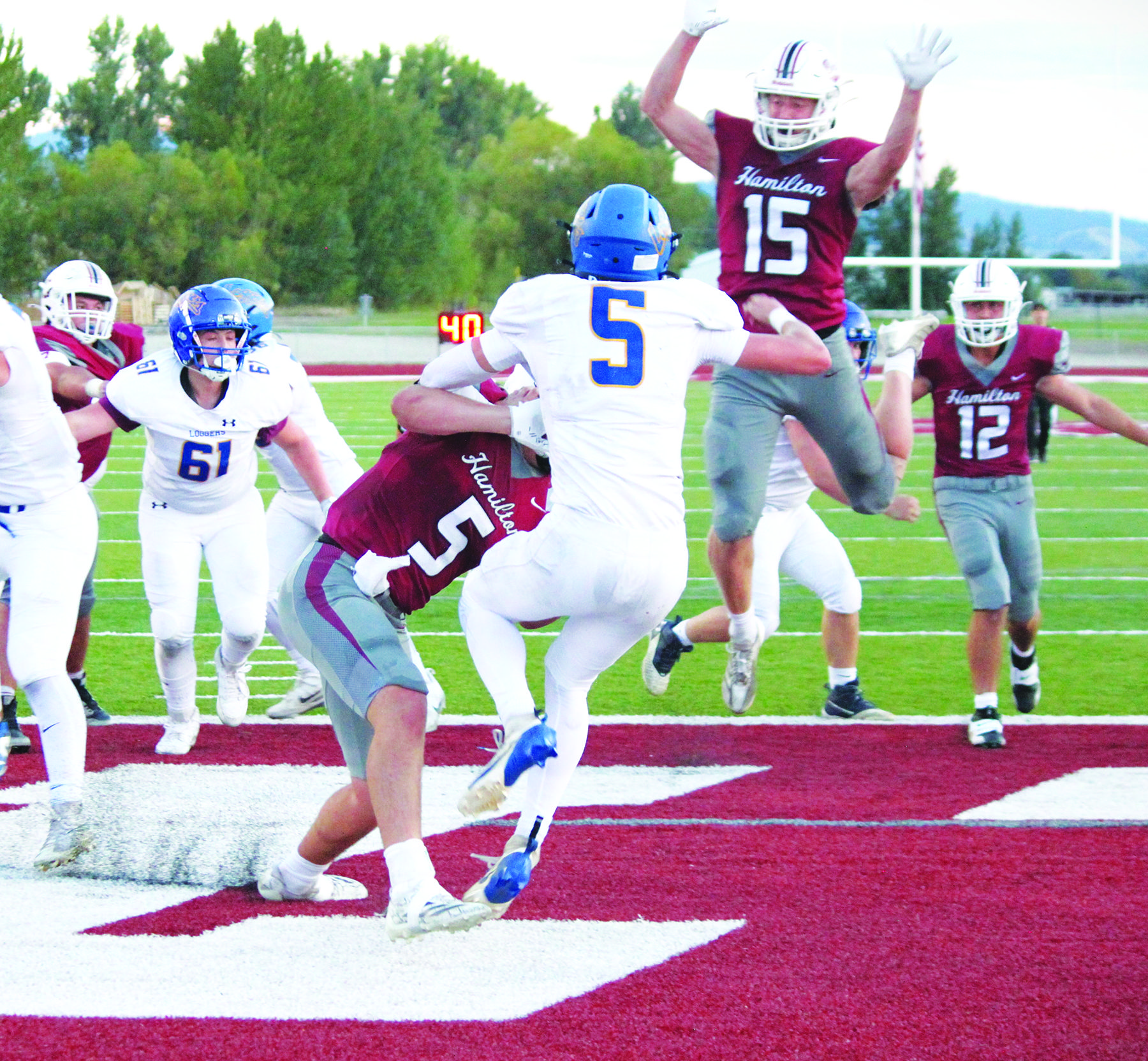 Broncs chop down #5 Loggers - Bitterroot Star